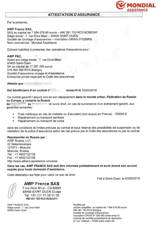 L'Essentiel sur l'Attestation d'Assurance Voyage avec Mondial Assistance